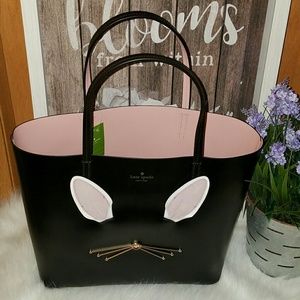 kate spade | Bags | Kate Spade Bunny Rabbit Little Len Tote Bag Last ...